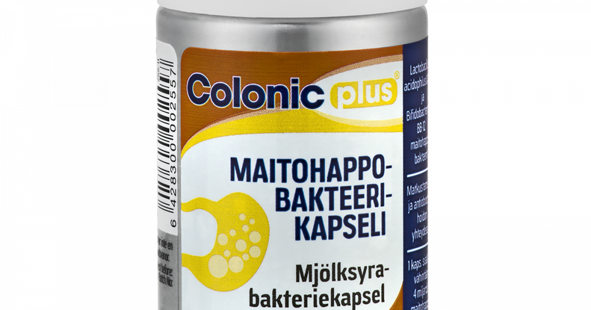 Colonic Plus Lactic Acid Bacteria, 50 caps. – Best Scandinavian