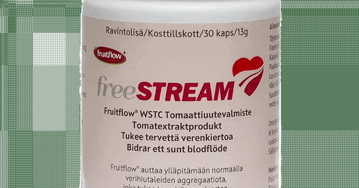 FreeStream Fruitflow®, 30 caps. – Best Scandinavian