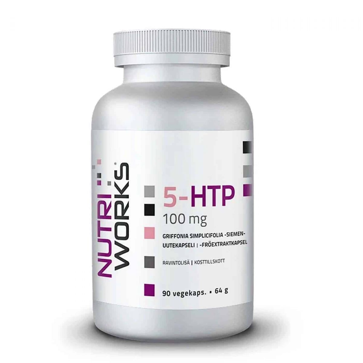 5-HTP 100mg, 90 caps. – Finland's Best Vitamins & Supplements
