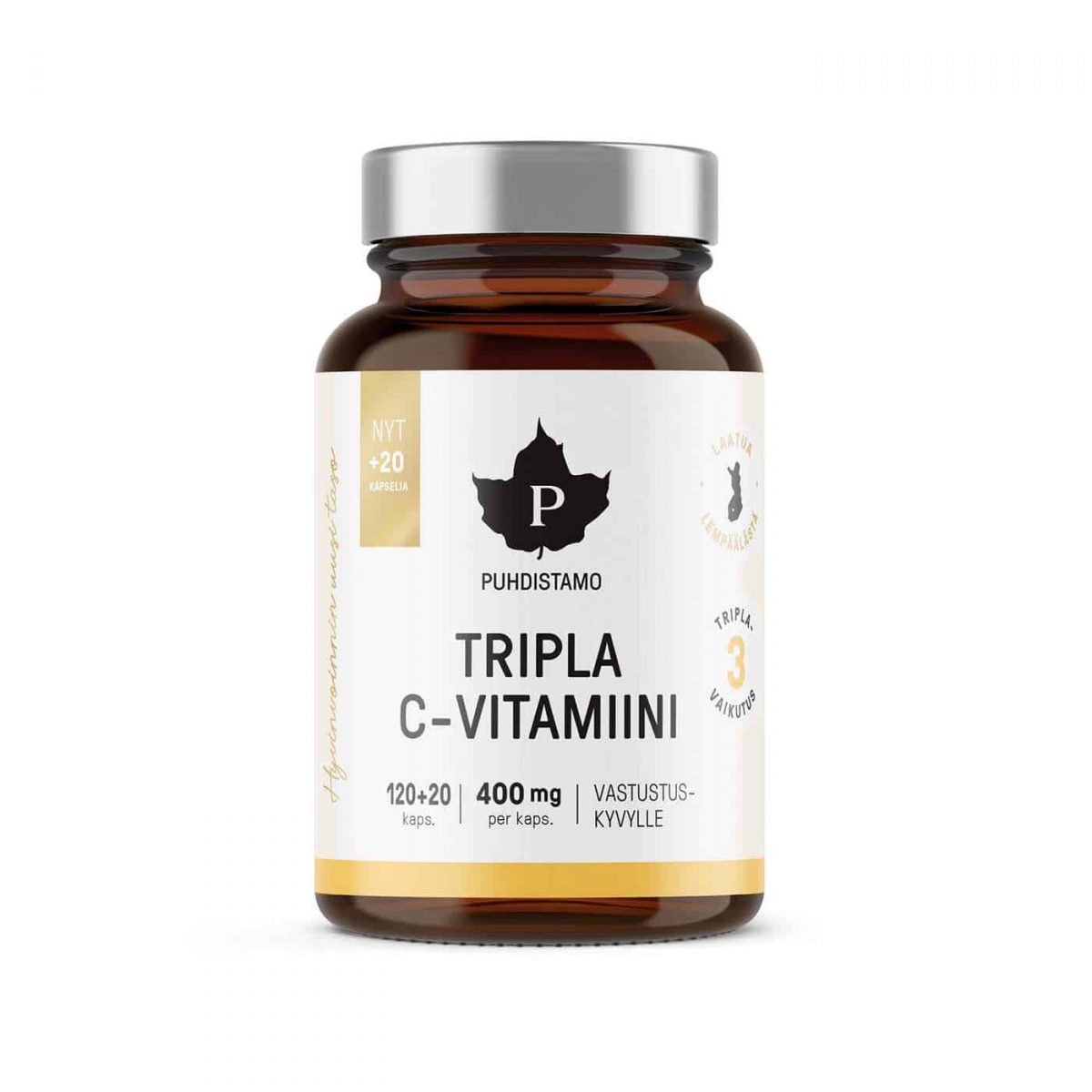 Triple Vitamin C 400mg, 140 caps. – Best Scandinavian