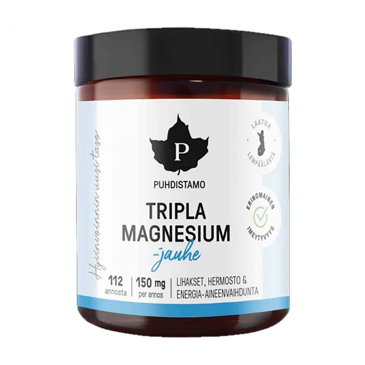 Triple Magnesium powder, 90g – Best Scandinavian