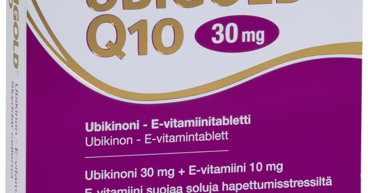 Ubigold® Q10 30 mg, 60 tabl. – Best Scandinavian