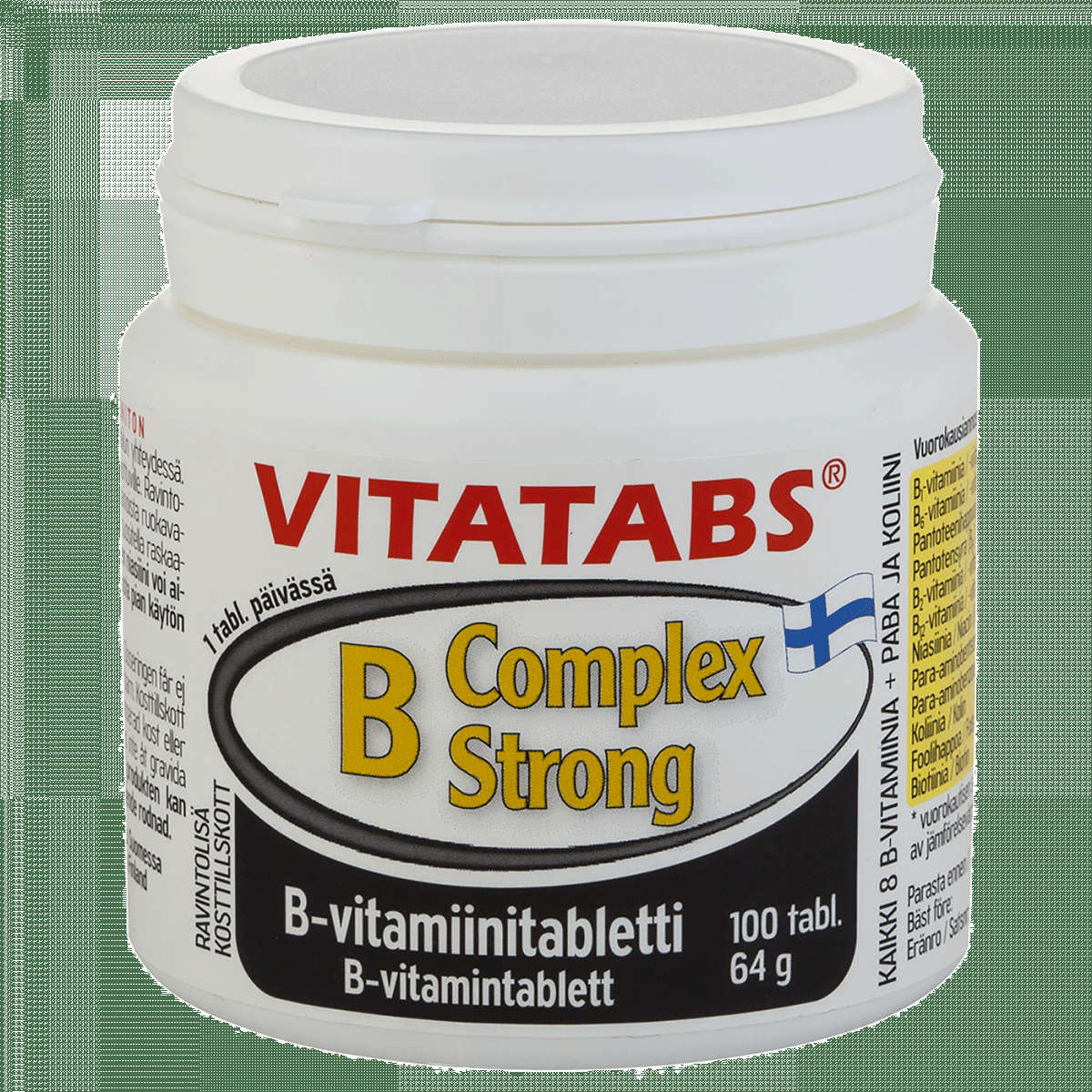 Vitamin B complex, 100 tabl. – Best Scandinavian