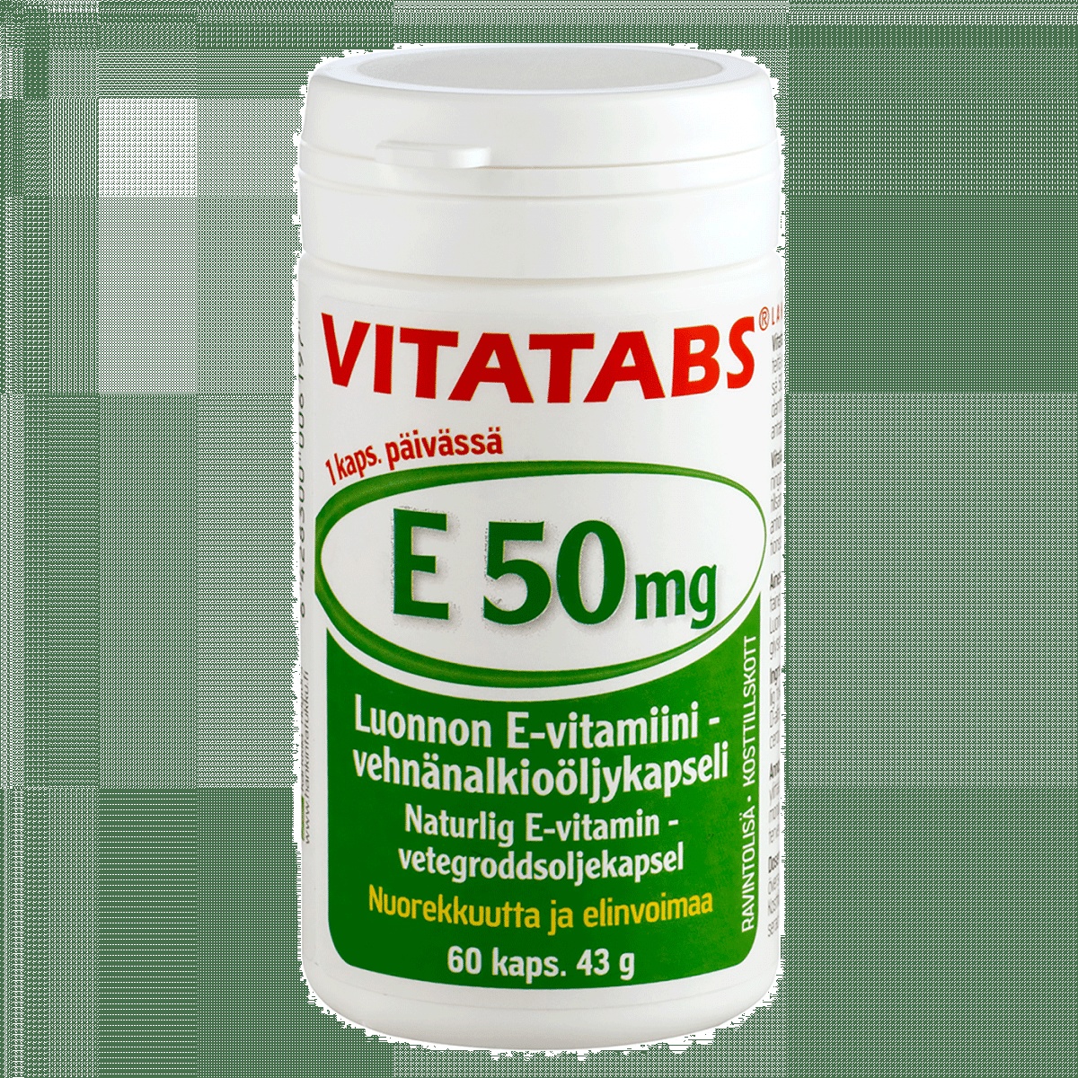 Vitatabs® E 50 mg, 60 caps. – Best Scandinavian