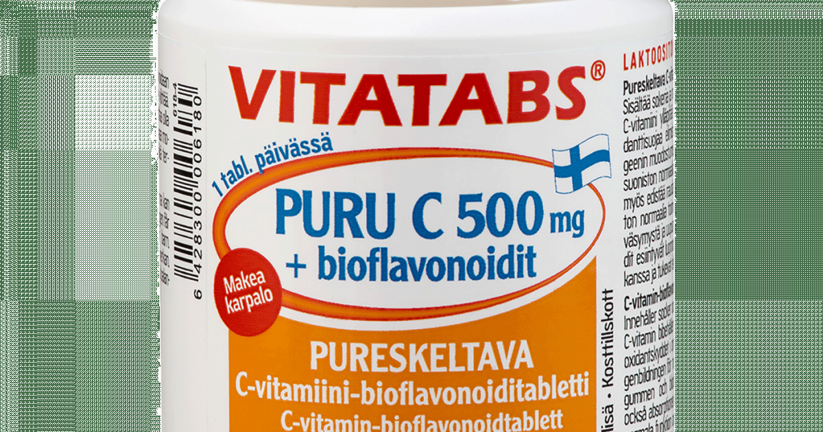 Vitatabs-chewable-vitamin-C – Finland's Best Vitamins & Supplements