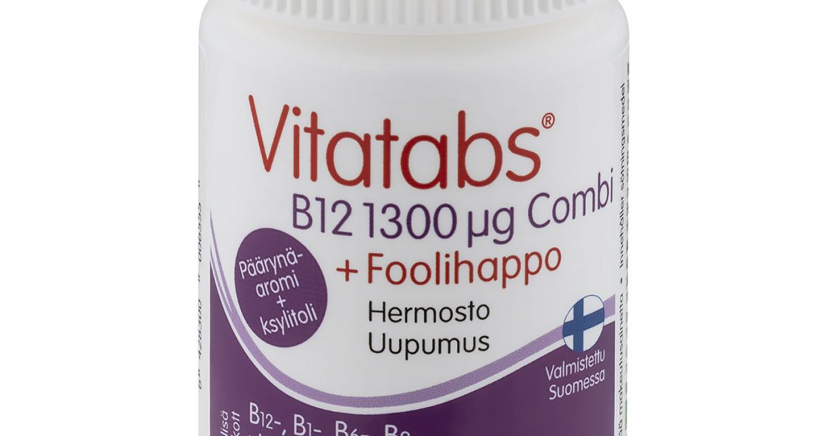 Vitatabs® B12 1300 µg Combi + Folic acid, 150 tabl. – Best Scandinavian