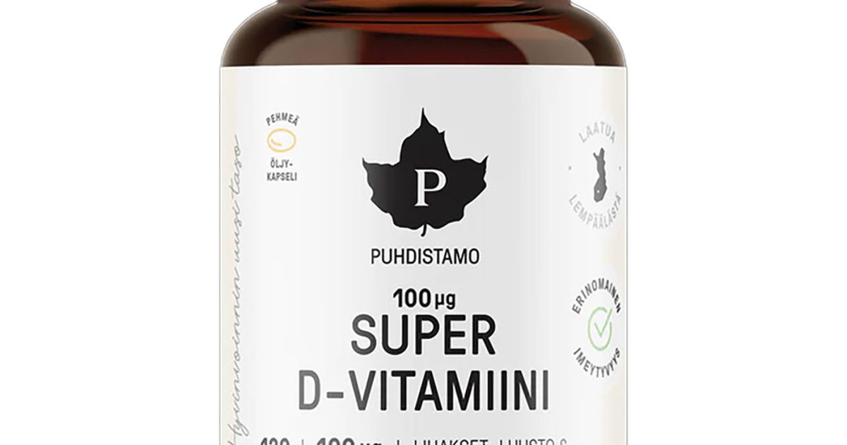 Super vitamin D 100 µg, 120 caps. – Best Scandinavian